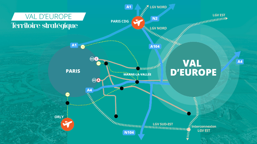 Une accessibilité premium - Val d'Europe Agglomération